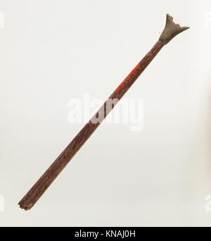 This arrow tip is a historical weapon component demonstrating ancient ...