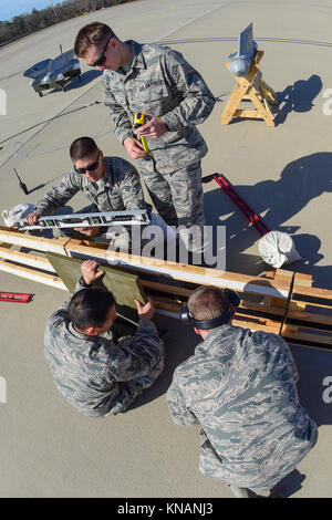 Airmen assigned to the Air Force Radiation Assessment Team surveyed the ...