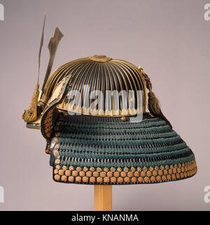 Helmet (Suji-kabuto Akoda-nari), late 15th–16th century Stock Photo - Alamy
