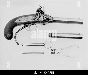 Flintlock Repeating Pistol with Lorenzoni Action, bearing the Crests of ...