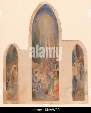 This depiction of the 'Adoration of the Magi' captures the moment when ...