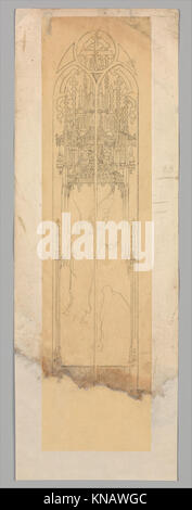 This double lancet window design exemplifies Gothic or medieval ...