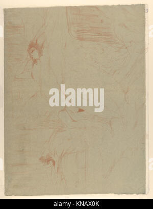 This artwork, titled 'Collapsed on the Bed', depicts a scene of fatigue ...