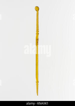 Glass ligula (ear pick). Culture: Roman. Dimensions: H.: 6 in. (15.2 cm ...