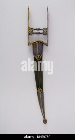 This Indian katar dagger features a unique hilt with horizontal ...