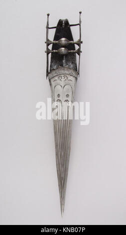 This katar is an Indian dagger with a hand guard and pointed blade ...
