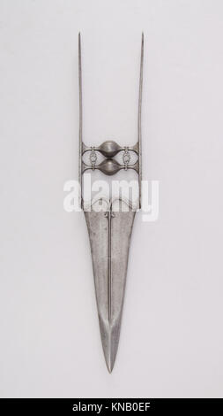 Indian Katar dagger with flat blade and hand-held design, used in close ...