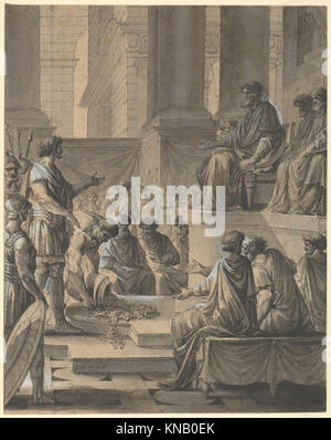 This artwork, *Hannibal Before the Senate in Carthage*, depicts the ...