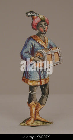 This artwork depicts a black magus with his blackamoor attendants ...