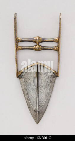 This katar, a type of Indian dagger, features a unique design with a ...