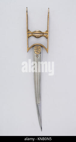 This katar dagger, a distinctive South Asian weapon, features a unique ...