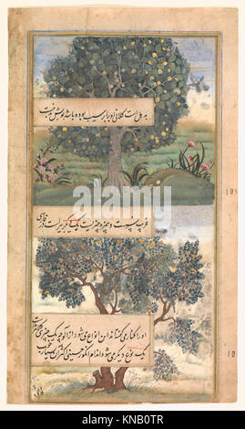 This illustration from the Baburnama manuscript depicts the Mughal ...
