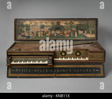 Virginal, keyboard musical instrument of the Renaissance. Museum of the ...