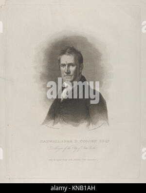 A portrait of Cadwallader David Colden, the 18th-century Mayor of New ...