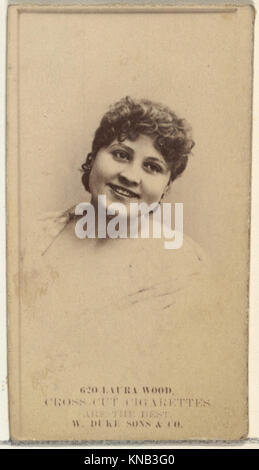 This 1880s albumen photograph features actress Annie Sutherland, part ...