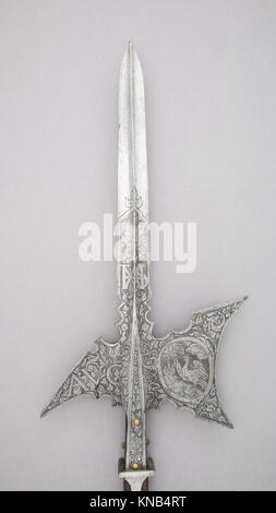 A halberd from the MET collection, with a long shaft and a combination ...