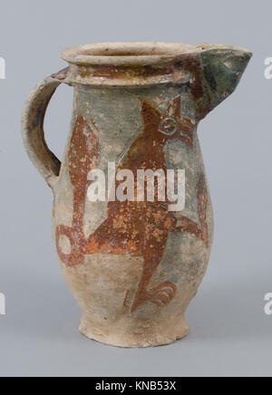 The 'Barrel Shaped Jug with a Fox and a Cockerel' is an artifact from ...
