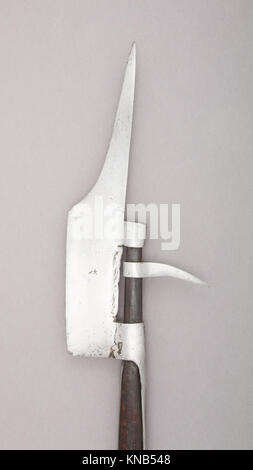 A 16th-century European halberd used for combat and ceremonial purposes ...