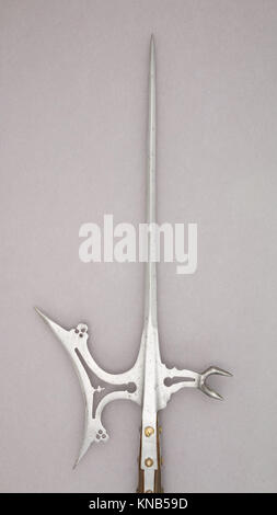 This halberd is a medieval pole weapon with a long shaft and a blade ...