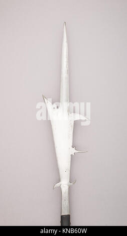 This guisarme, a medieval polearm, demonstrates cutting and thrusting ...