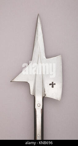 This halberd, a pole weapon from the medieval period, demonstrates the ...