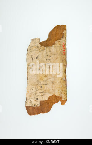 Fragments from a scribe's writing board, showing ancient writing ...