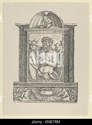 This Ecce Homo artwork depicts Christ crowned with thorns, illustrating ...