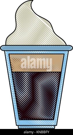 Coffee with chantilly cream Stock Vector Image & Art - Alamy