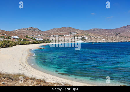 Kalafatis Beach in Mykonos 2 Stock Photo - Alamy