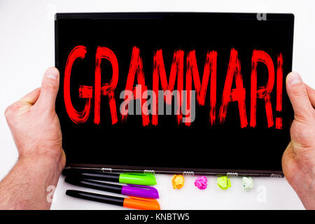 Basic to Learn Computer write on sticky notes isolated on Wooden Table ...