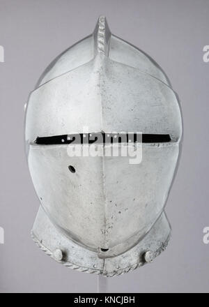 This 15th-century armet is a full-face medieval helmet used in European ...