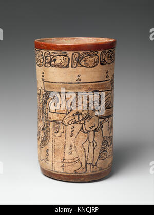 This vase, in a codex style, features a mythological scene ...