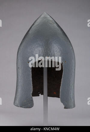 This Great Sallet is a type of medieval helmet, featuring a rounded ...