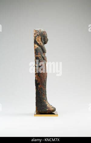 Canopic coffin shaped as Imsety, an ancient Egyptian god associated ...
