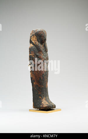 Canopic coffin shaped as Imsety, an ancient Egyptian deity and one of ...