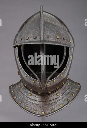 The closed burgonet, a type of 16th-century helmet, was designed for ...