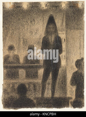 Circus Sideshow (or Parade de Cirque) - by Georges Seurat, 1888 Stock ...