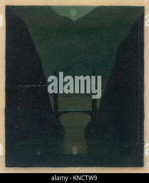 This image is a depiction of the Natural Bridge in Virginia, captured ...