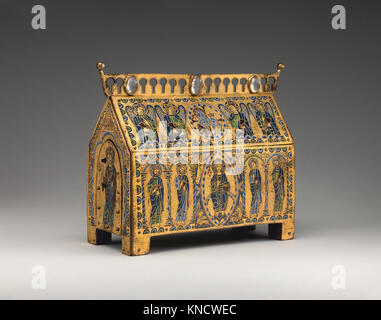 A medieval French chasse featuring Christ in Majesty and the Lamb of ...