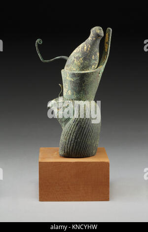 This head of Horus, designed for attachment to a larger object ...