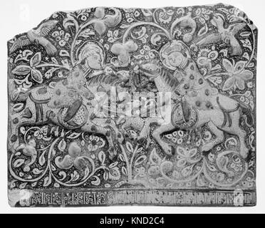 This frieze tile, part of the MET collection, is an example of ...