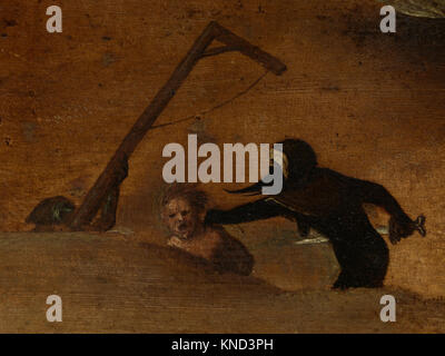 This painting by Hieronymus Bosch depicts Christ's descent into Hell, capturing the complex ...