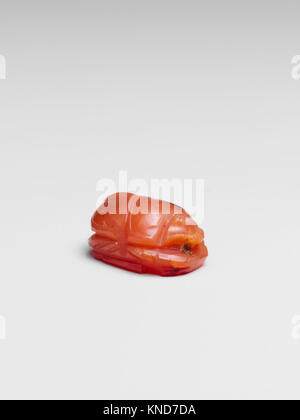 This carnelian scarab from the late 6th to early 5th century B.C. was ...