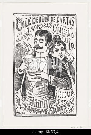 This illustration from 'Coleccion de Cartas Amorosas' shows a woman ...
