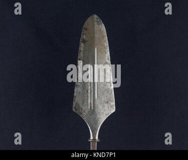 A steel arrowhead from the 18th century, used in traditional archery ...