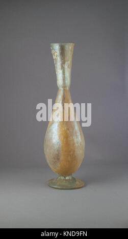 This glass flask is an example of historical glassware, used for both ...