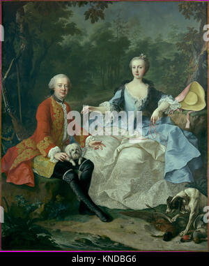 This portrait by Martin van Meytens depicts Maria Josepha of Bavaria ...