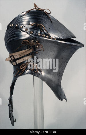 This Stechhelm helm for the Joust of Peace is a ceremonial medieval ...
