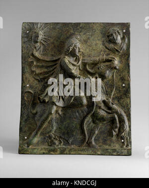 Bronze plaque of Mithras slaying the bull, Roman, mid-2nd–early 3rd ...