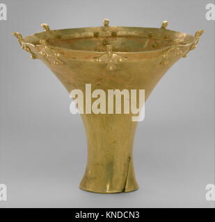 The Beaker with birds on the rim is an ancient artifact featuring ...